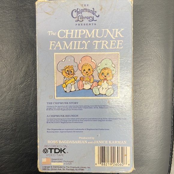 the chipmunk library | Other | Vintage Alvin And The Chipmunks In The Chipmunk Family Tree ...